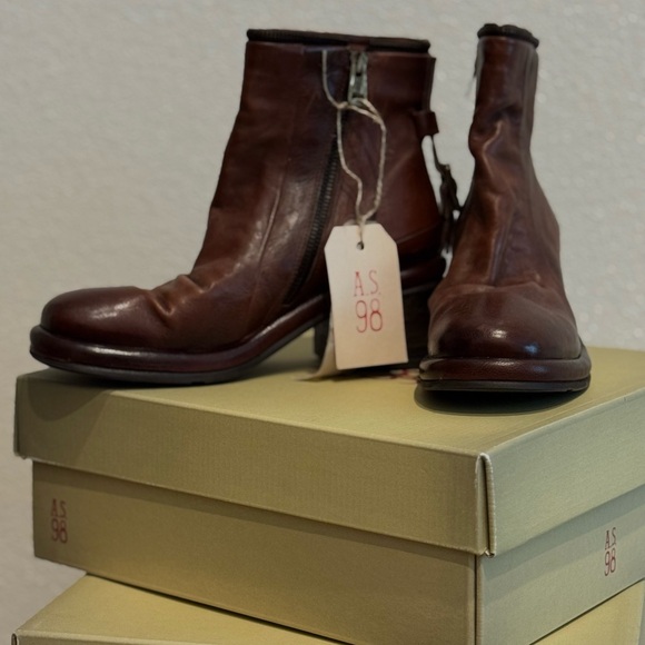 A.S.98 | Shoes | As98 Rich Italian Leather Boots | Poshmark